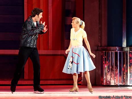 `Grease on Ice' a Slippery Affair / The skating's fine, but rest of ...