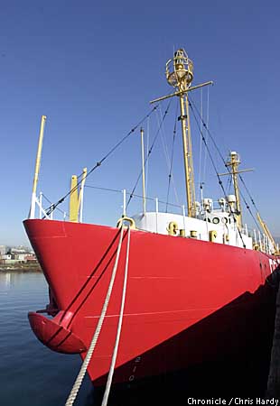 Floating Lighthouse Looking for a Safe Port / Historical society ...