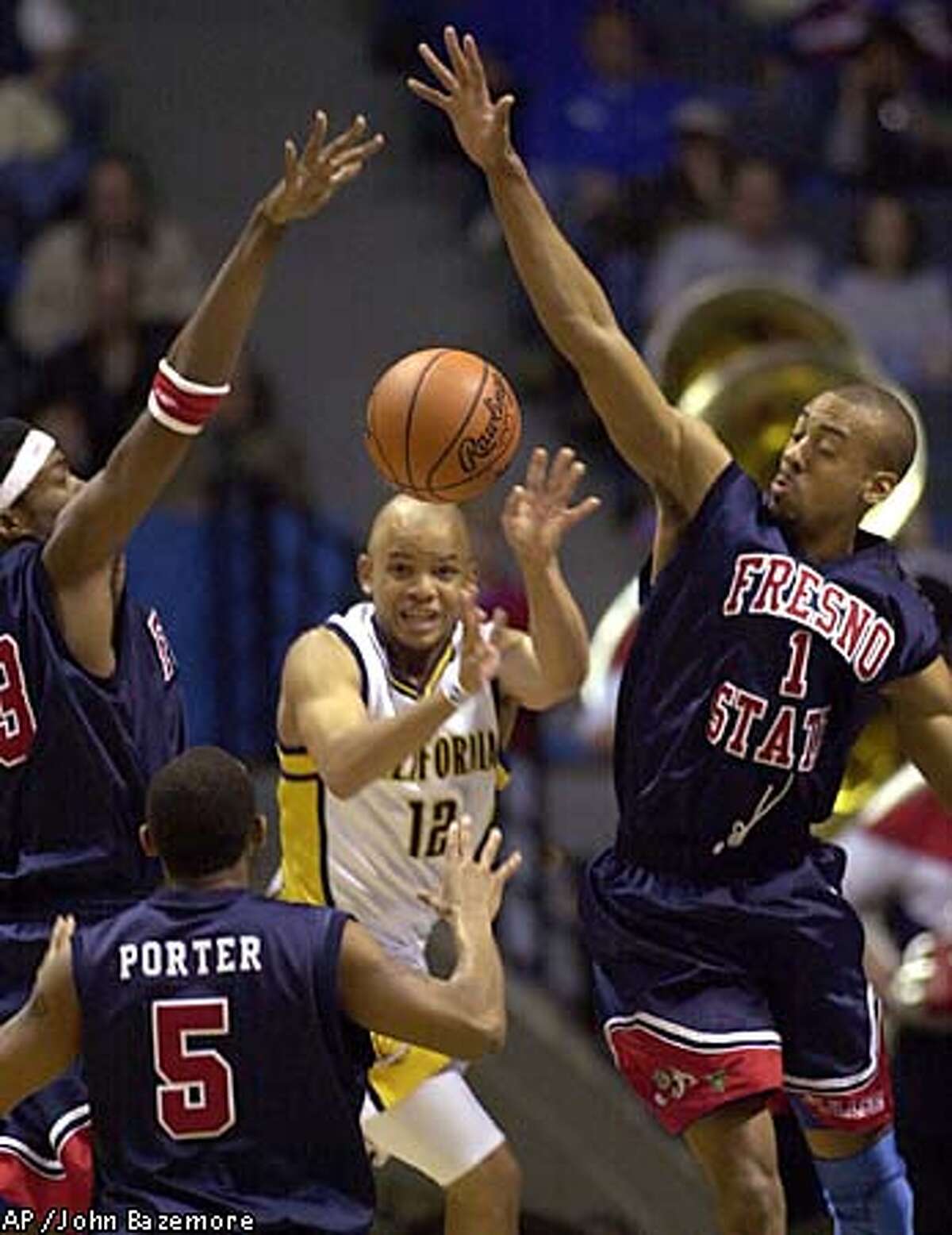 Quick Exit For Bears In NCAAs / Fresno State puts clamps on Lampley