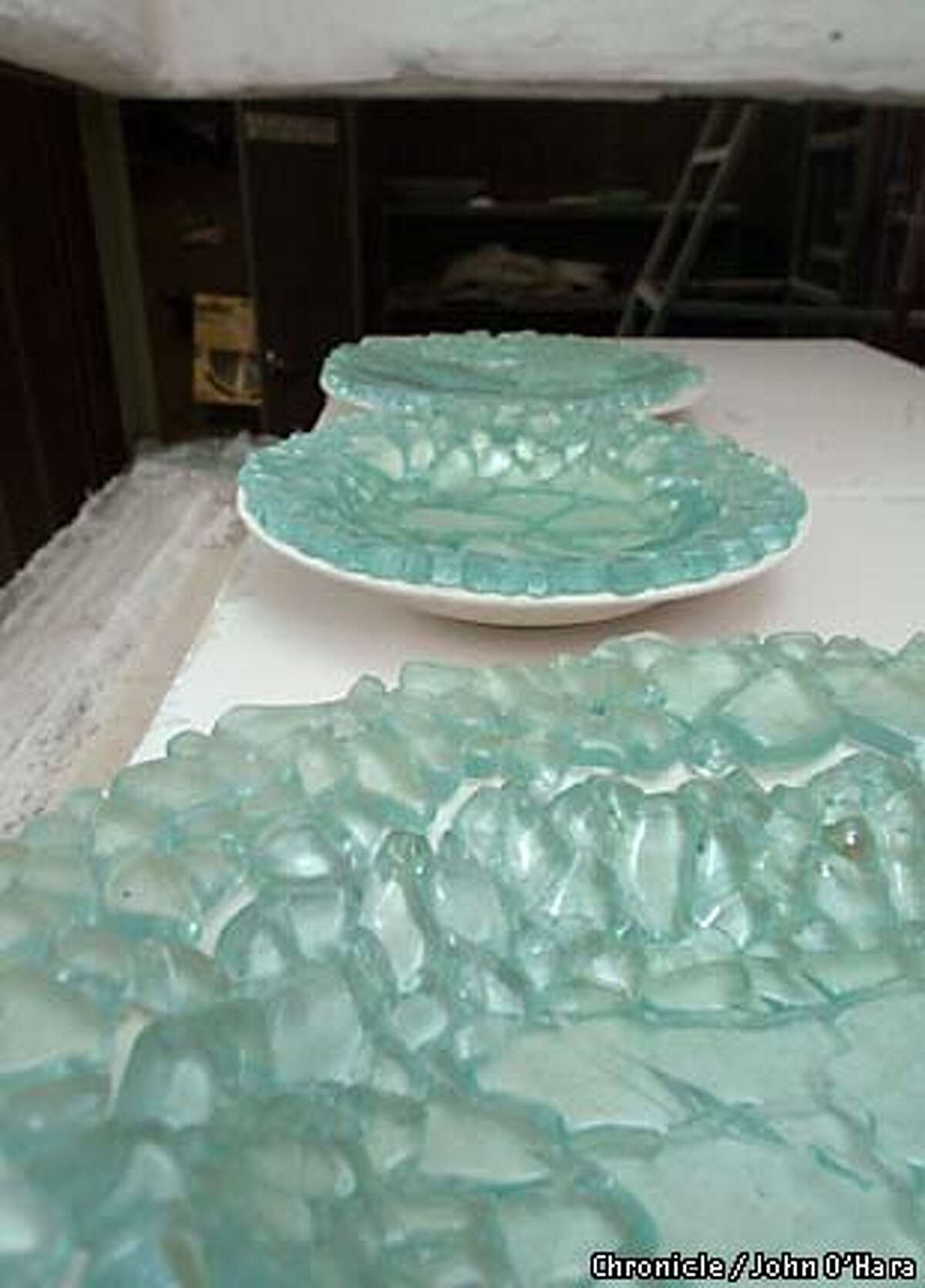 Trashy Crafts / Artists transform broken Muni glass into works of art