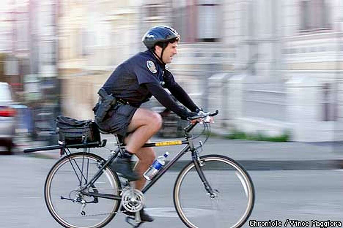 Riding Along With a Bicyclist Built for Blue / Bike cop sees good and bad