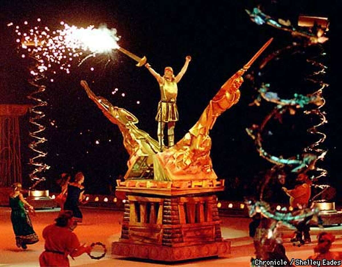 Hercules Glides Along `Happily' / Gods, monsters, even skating in ...