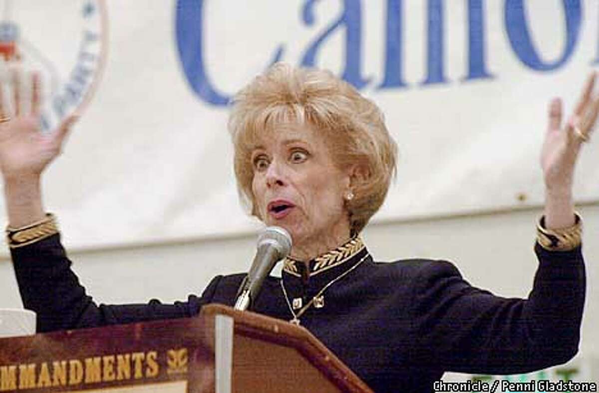 'Dr. Laura's' Strong Medicine / Talk show host exhorts state GOP to ...