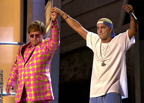 Night of Rap, Rebellion / Controversial Eminem wins 3 Grammys but loses ...
