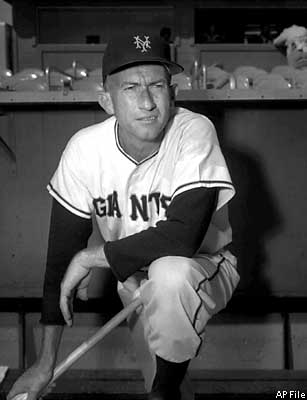 Baseball Legend Rigney Dies / He managed Giants when team moved to S.F.