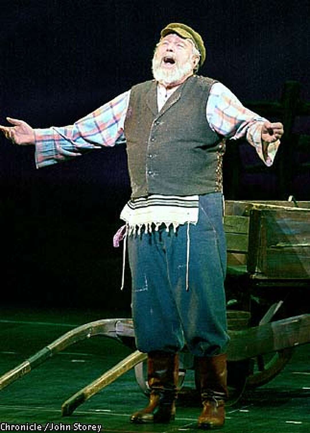 'Fiddler' and Bikel Live Up to Tradition / Dances staged superbly, but ...