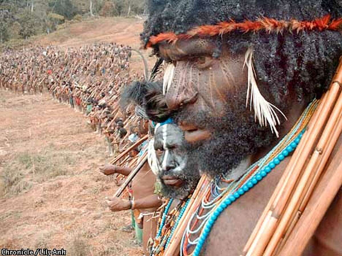 WARRIORS' FREEDOM FIGHT / Remote tribe leads Irian Jaya's efforts to ...