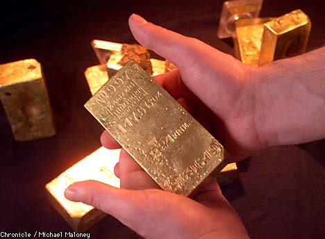 RECOVERED TREASURE / The world's largest Gold Rush relic, an 80-pound ...