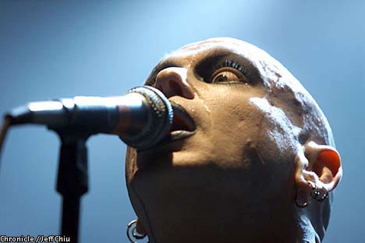 Manson Delights in Crucifying Culture / Shock rocker's defiance rages ...