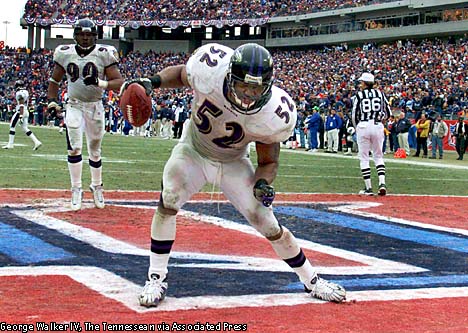 AFC CHAMPIONSHIP: RAIDERS VS. RAVENS / Monster in the Middle ...