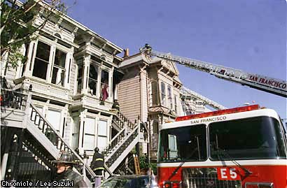 Apartment Fire Kills S.F. Woman / Arson is suspected in Webster Street ...