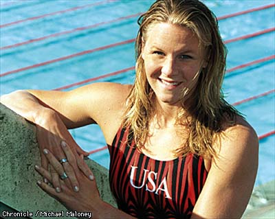Thompson Pools Her Resources / Swimmer looks for individual success