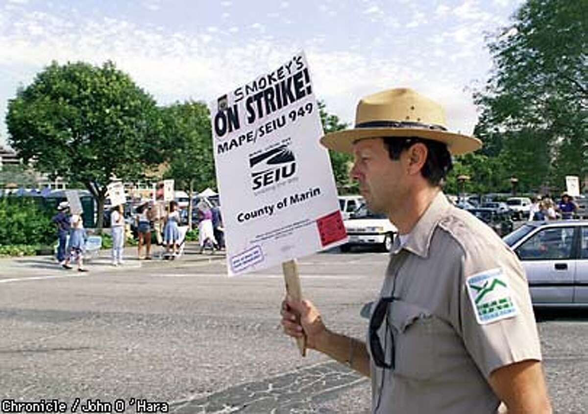 Civil Service Walkout Resumes / Marin County employees strike for day ...