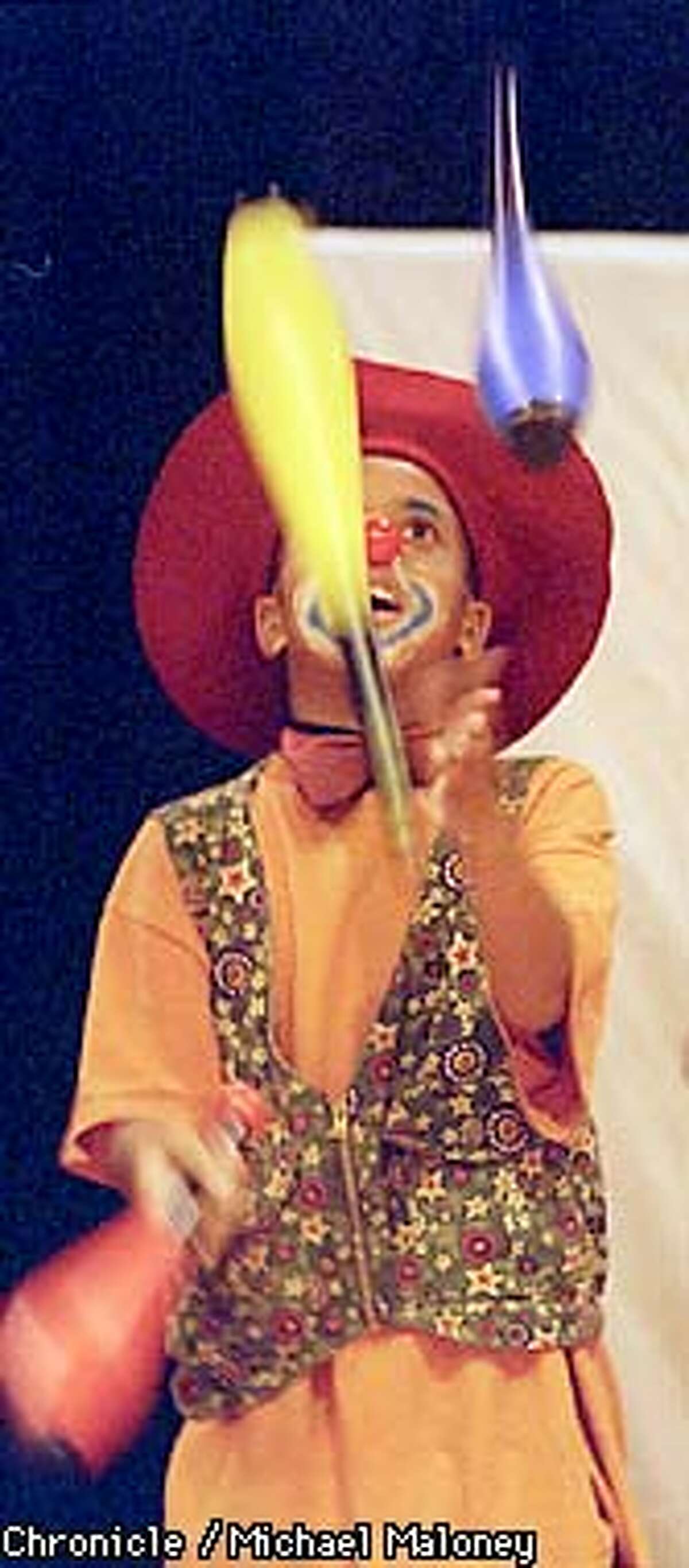 Class Clowns / Kids from Oakland's Prescott School give the gift of joy