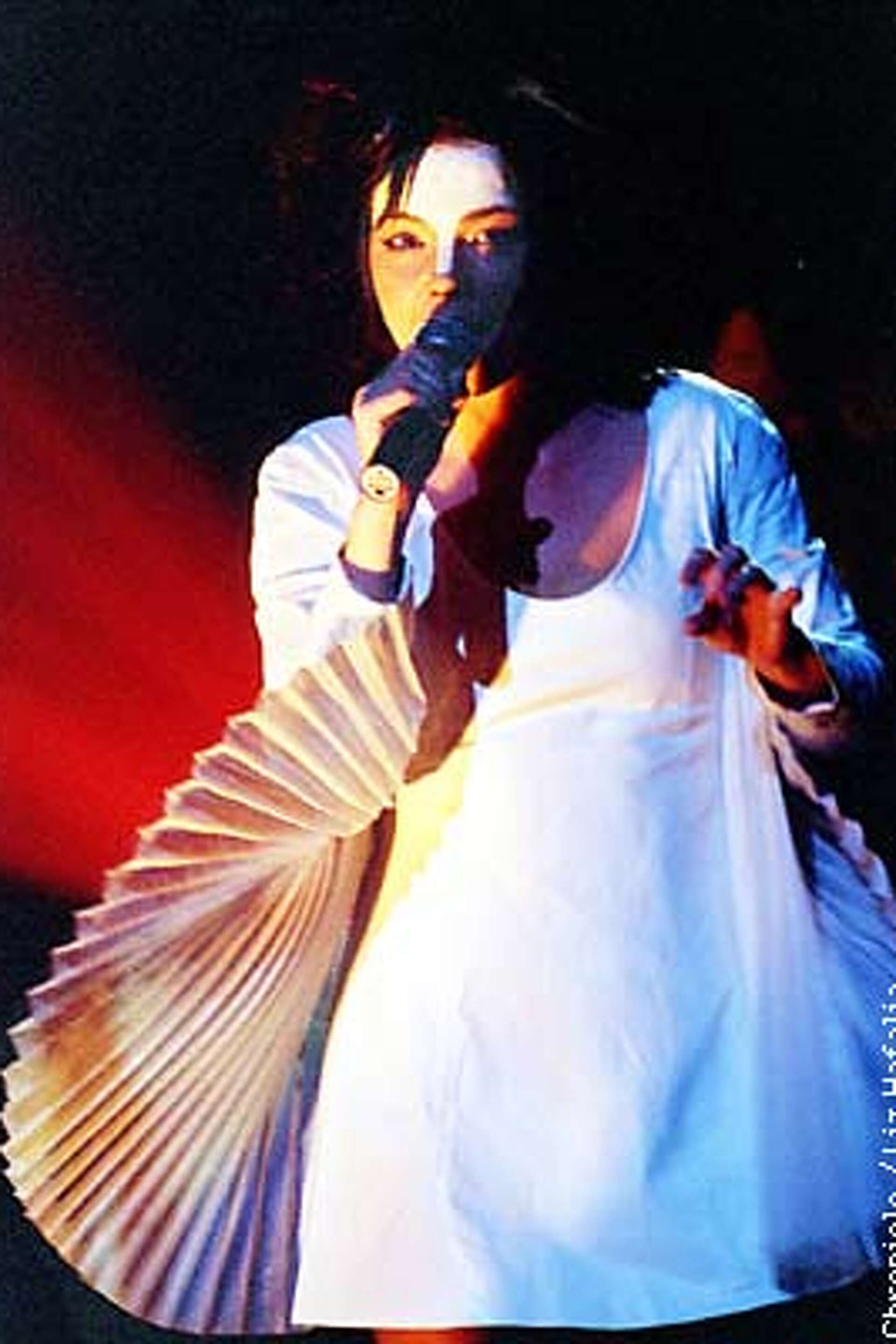 Bjork Casts a Cool Spell / Icelandic singer's voice a marvel, her ...