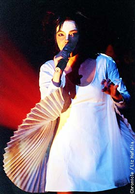 Bjork Casts a Cool Spell / Icelandic singer's voice a marvel, her ...
