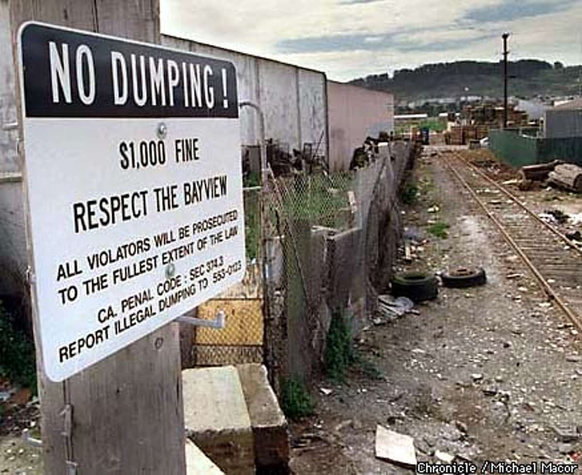 TACKLING TRASH / San Francisco tries to control illegal dumping