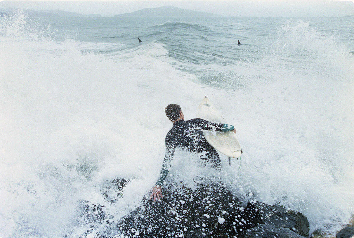 Coast Guard training in gnarly surf at SF's Ocean Beach caught on camera