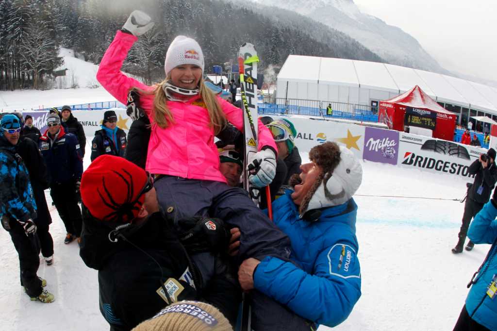 Vonn reaches a career milestone