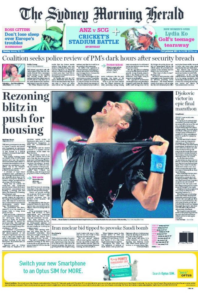 Front Pages from Around the Globe