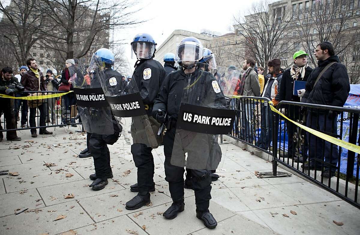 Police clear Occupy DC tents from Washington park