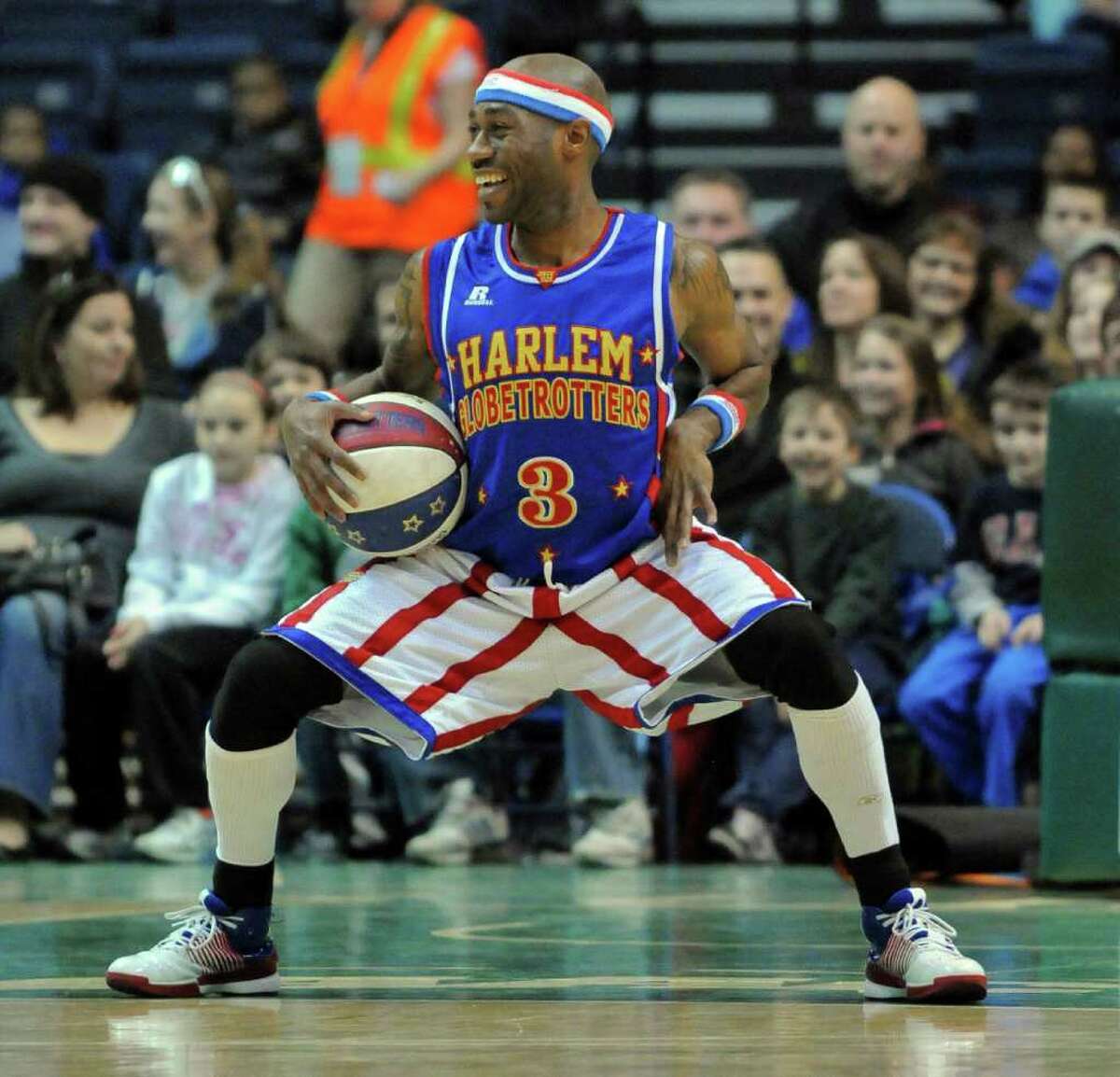 Photos: Globetrotters, Fisher visit Albany