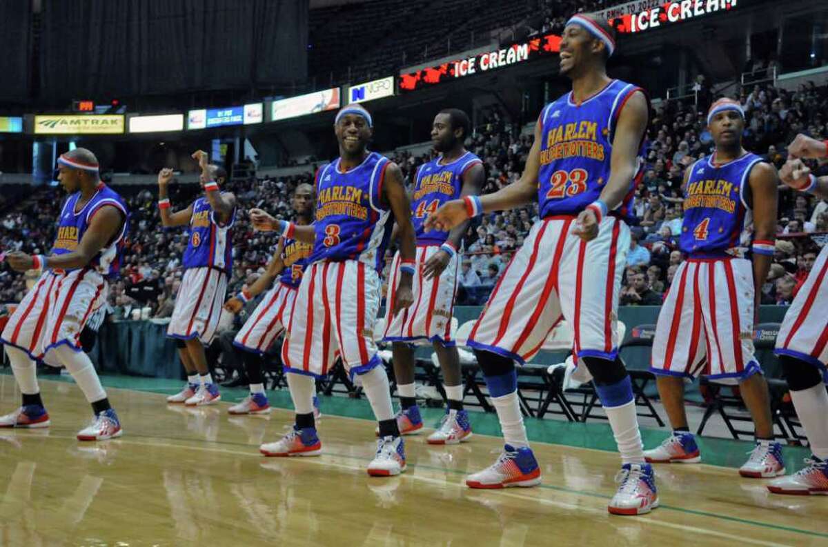 Photos: Globetrotters, Fisher visit Albany