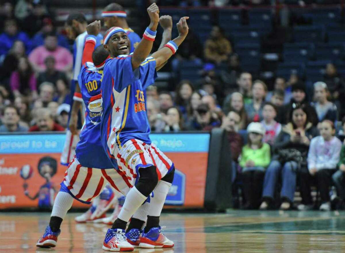 Photos: Globetrotters, Fisher visit Albany