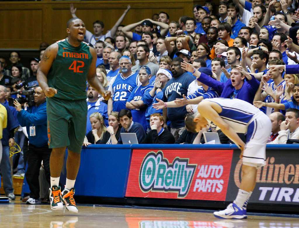 Miami upsets Duke