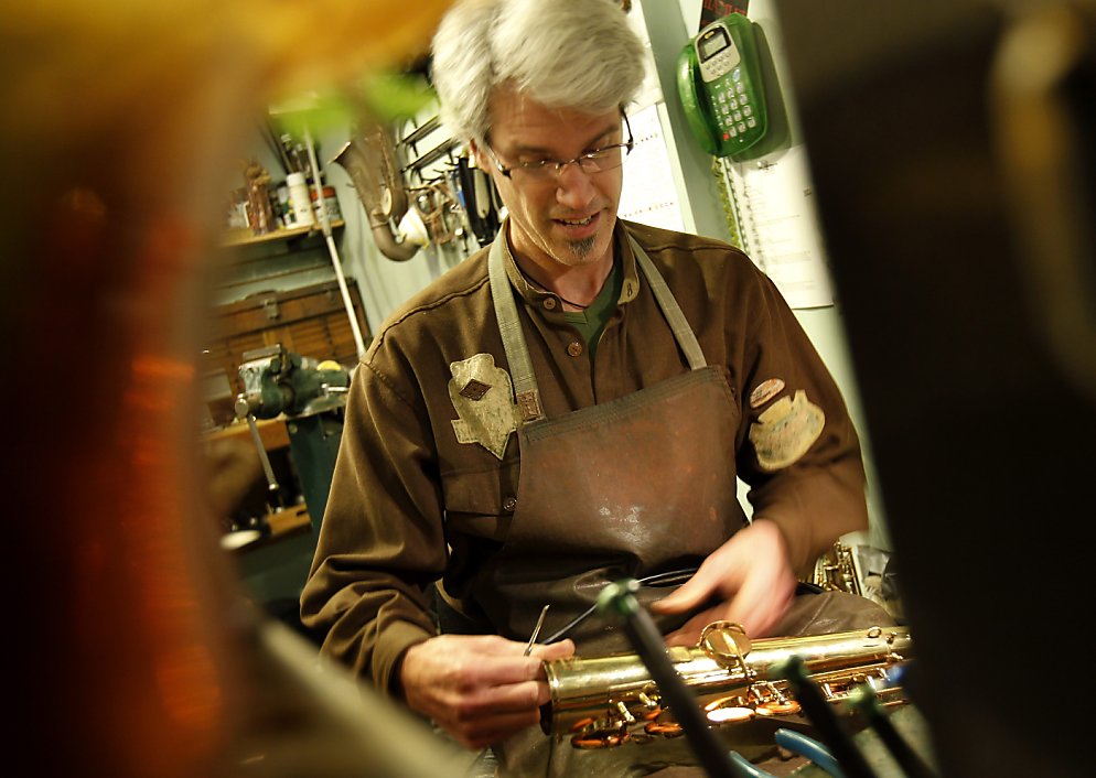 Eric Drake knows saxophones inside and out