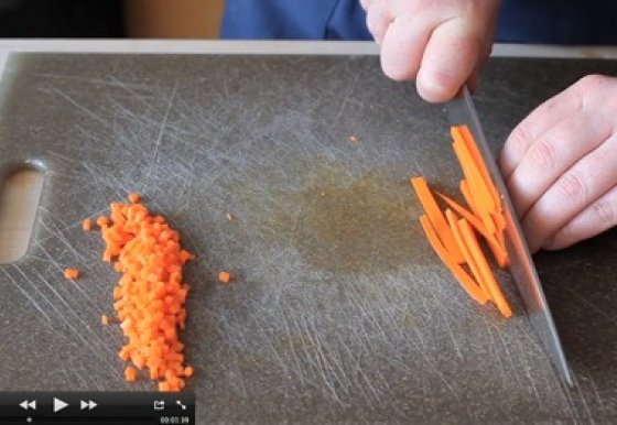 Kitchen Basics: How to make a brunoise