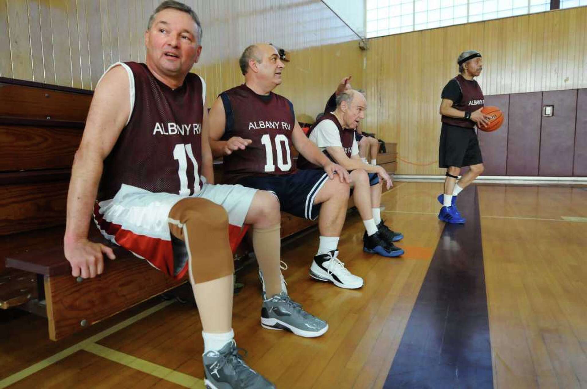 On one good leg, player stands tallest