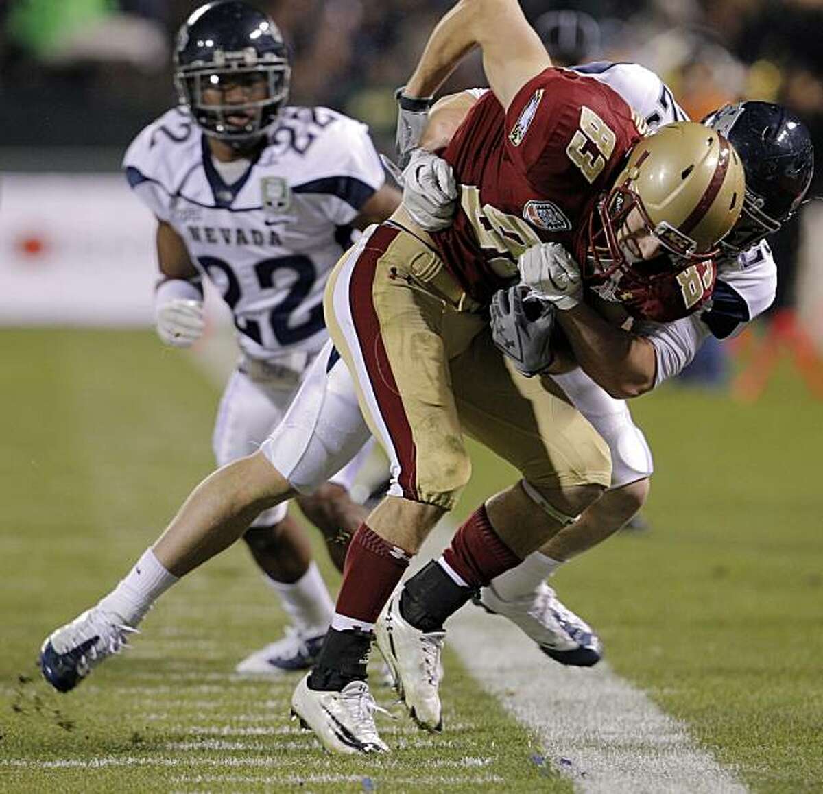 Nevada ends its best season with win over BC