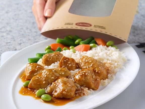 Steam makes the meal