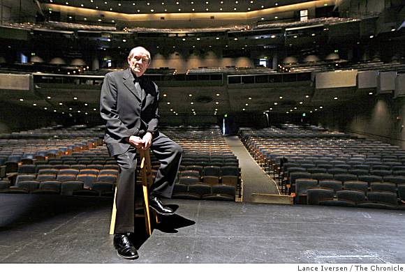 Cal Performances' Robert Cole passes the baton