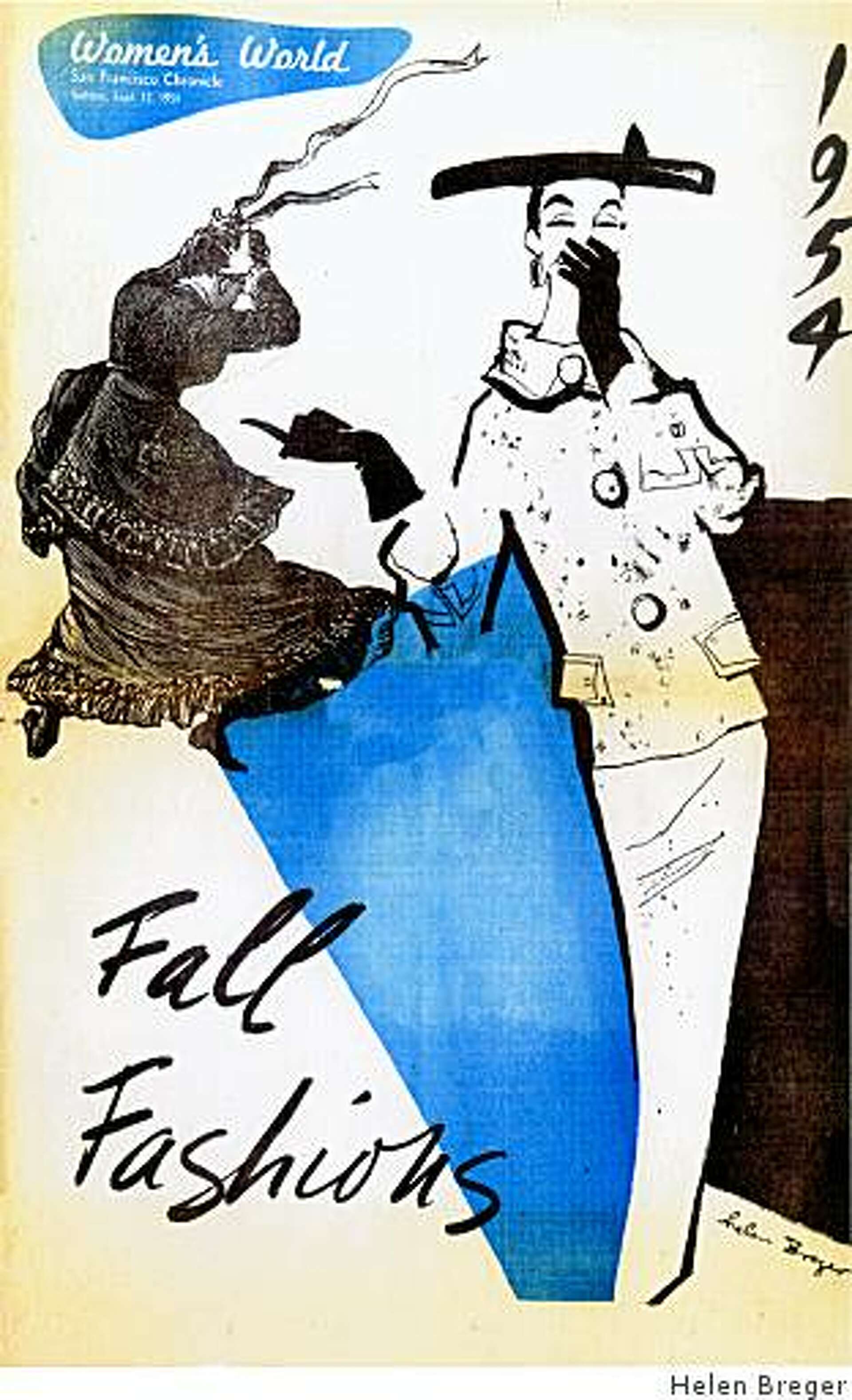 Helen Breger's fashion illustrations