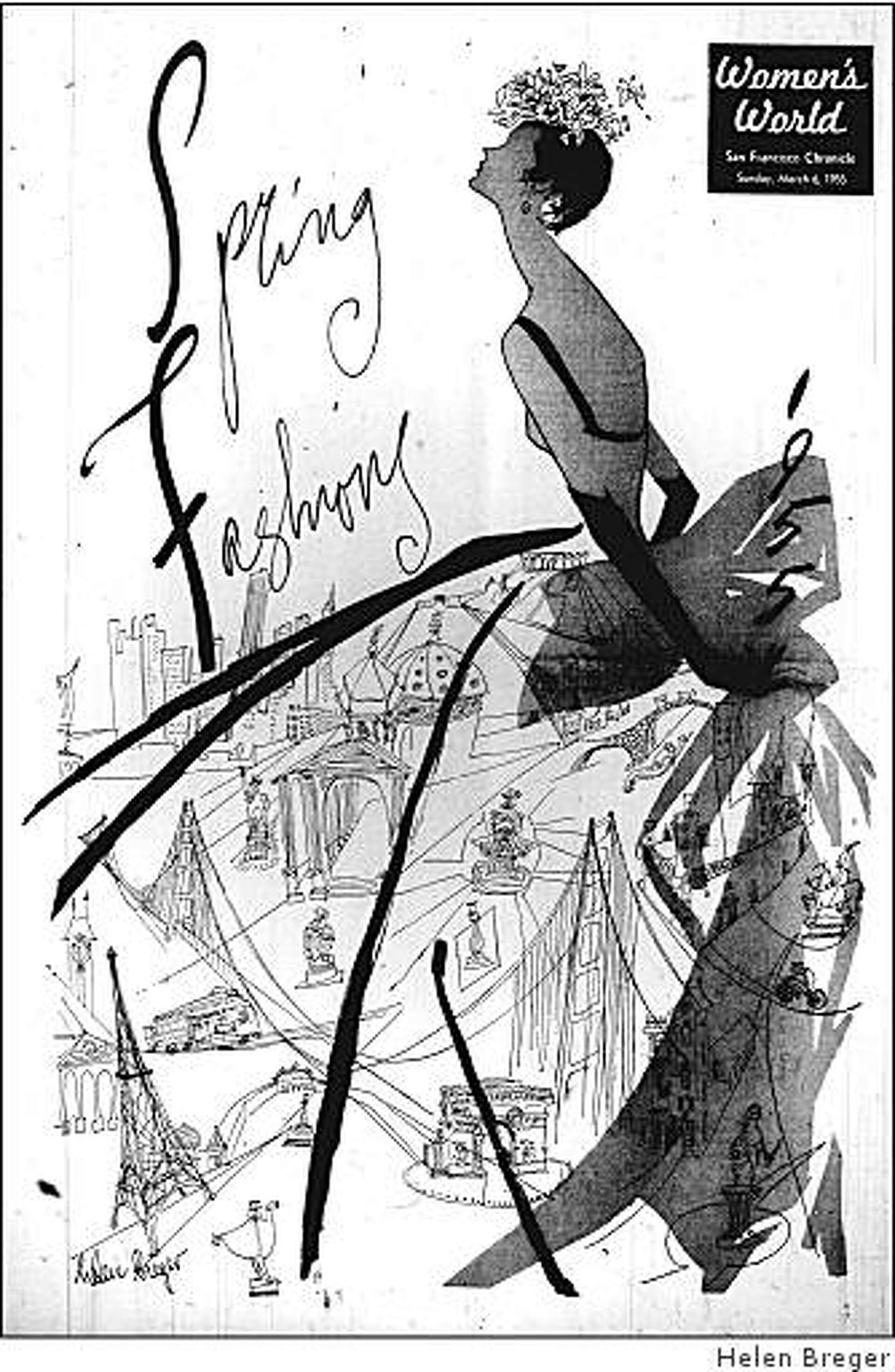 Helen Breger's fashion illustrations