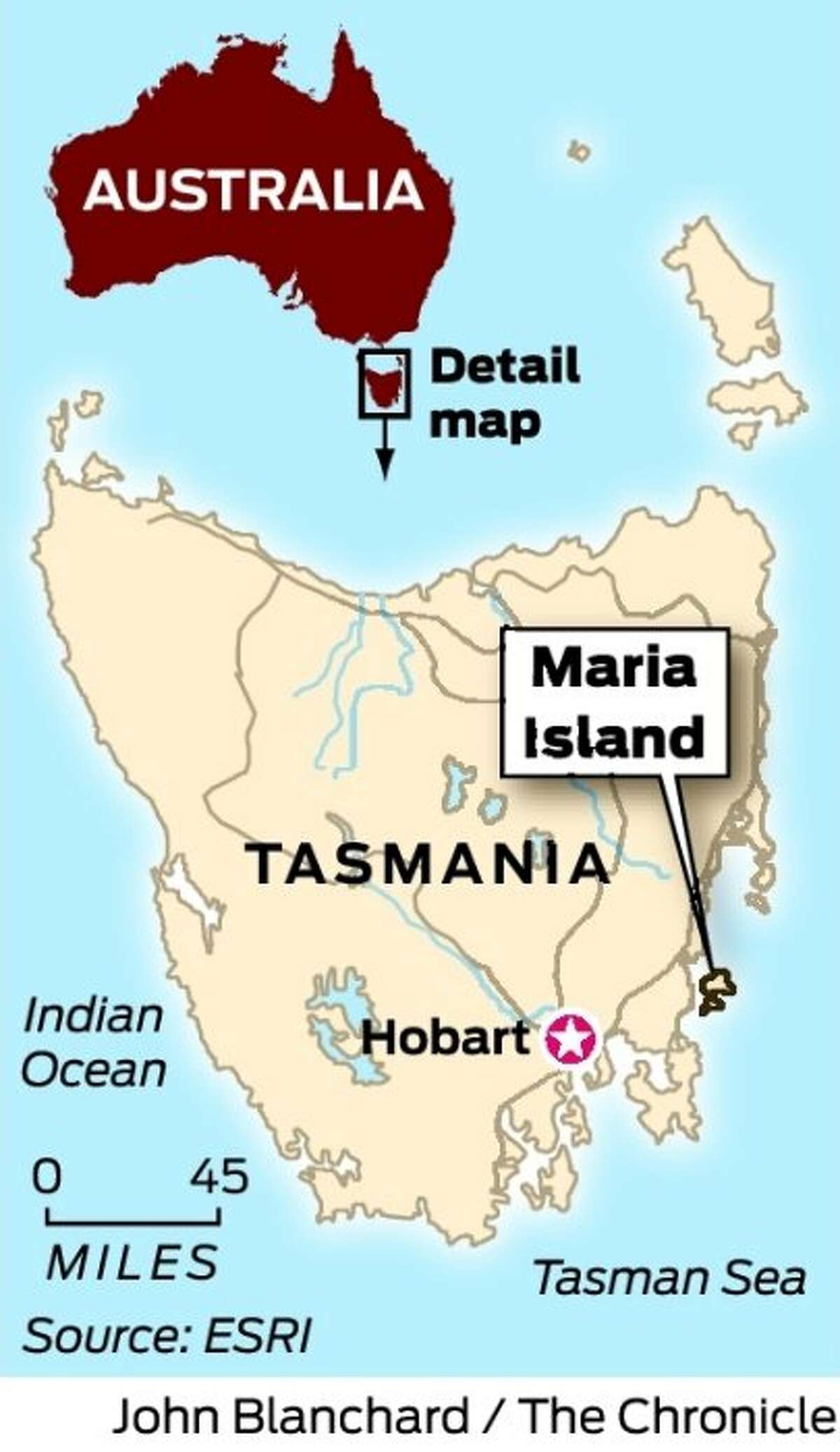 A beautiful adventure on Maria Island, Tasmania