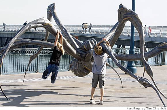 'Crouching Spider' saying farewell to S.F.