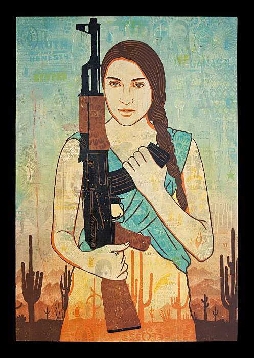 'Ganas 2020': Artist depicts fictional revolution