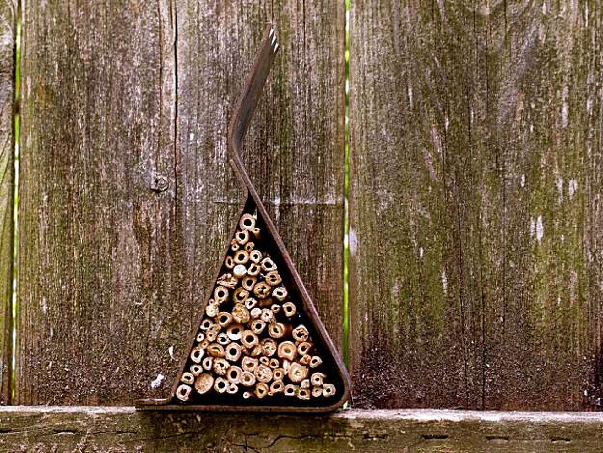 Bug hotels offer wintering spot for garden helpers
