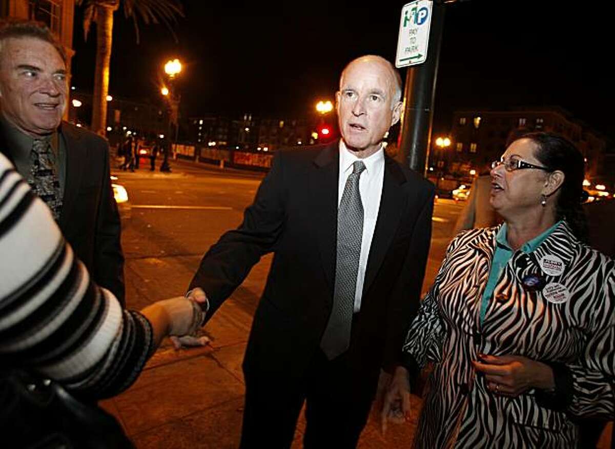 Brown, Boxer, Newsom win; Prop. 19 goes down