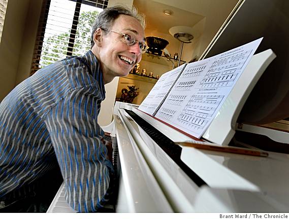 Composer Michael Harrison uses 'just intonation'