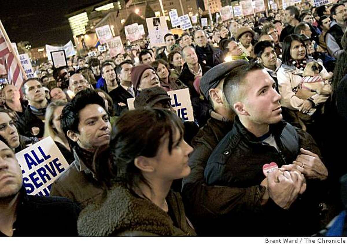 March in the Castro on eve of Prop. 8 hearing