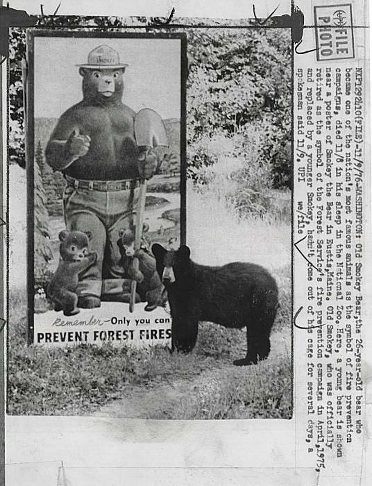 Public-service mascots Smokey, Woodsy take a bow