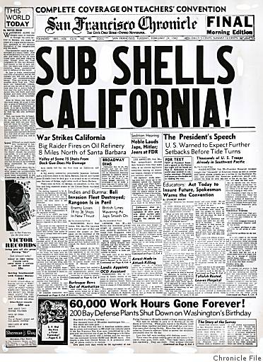 From the Archives: Japanese sub shells California