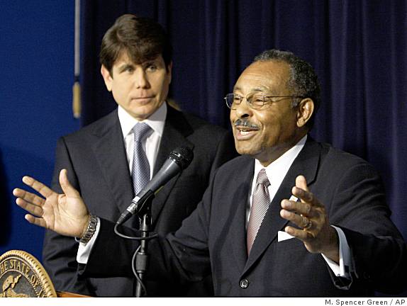 Burris admits contact with governor's brother