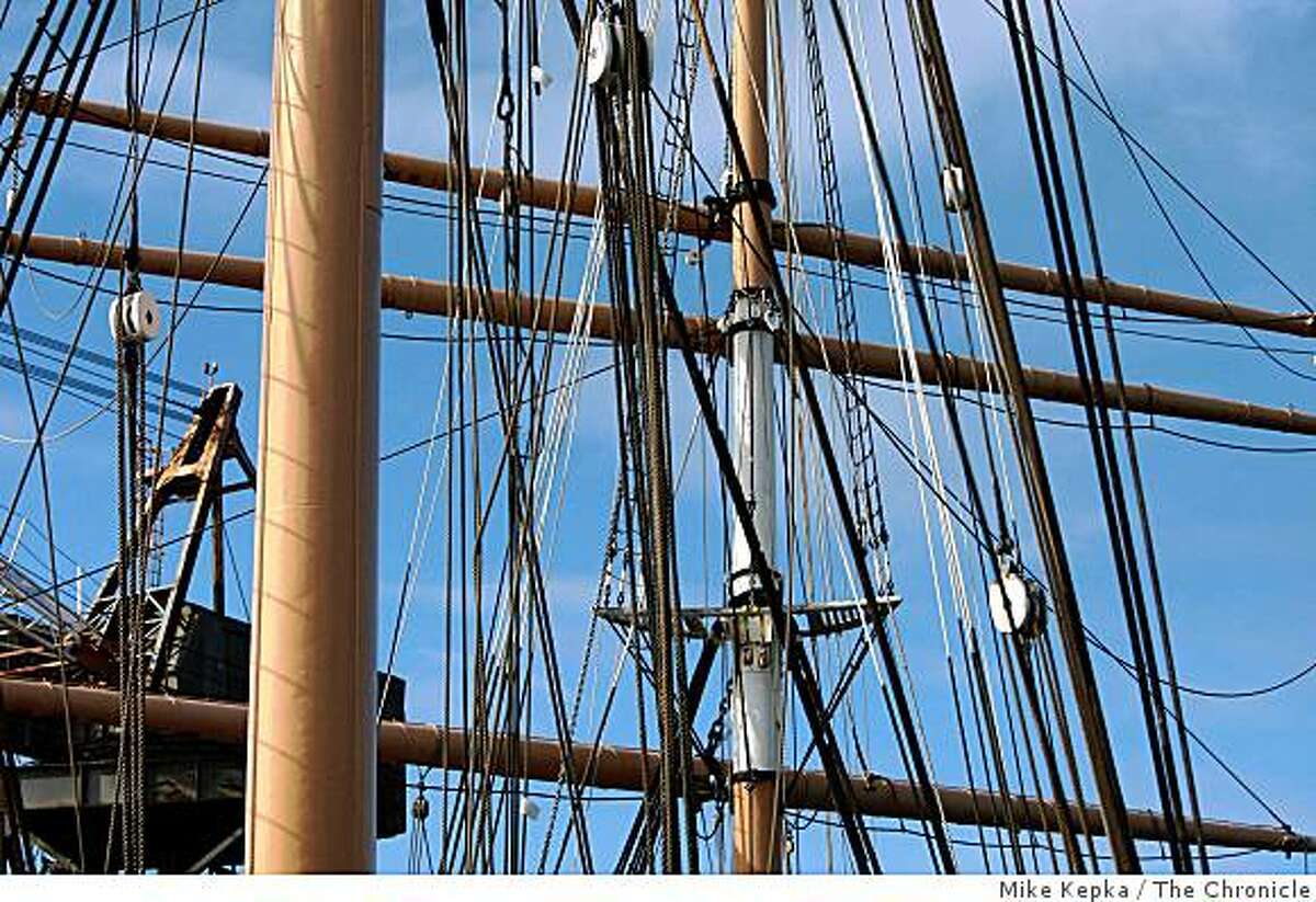 Working on a classic - sailing ship Balclutha