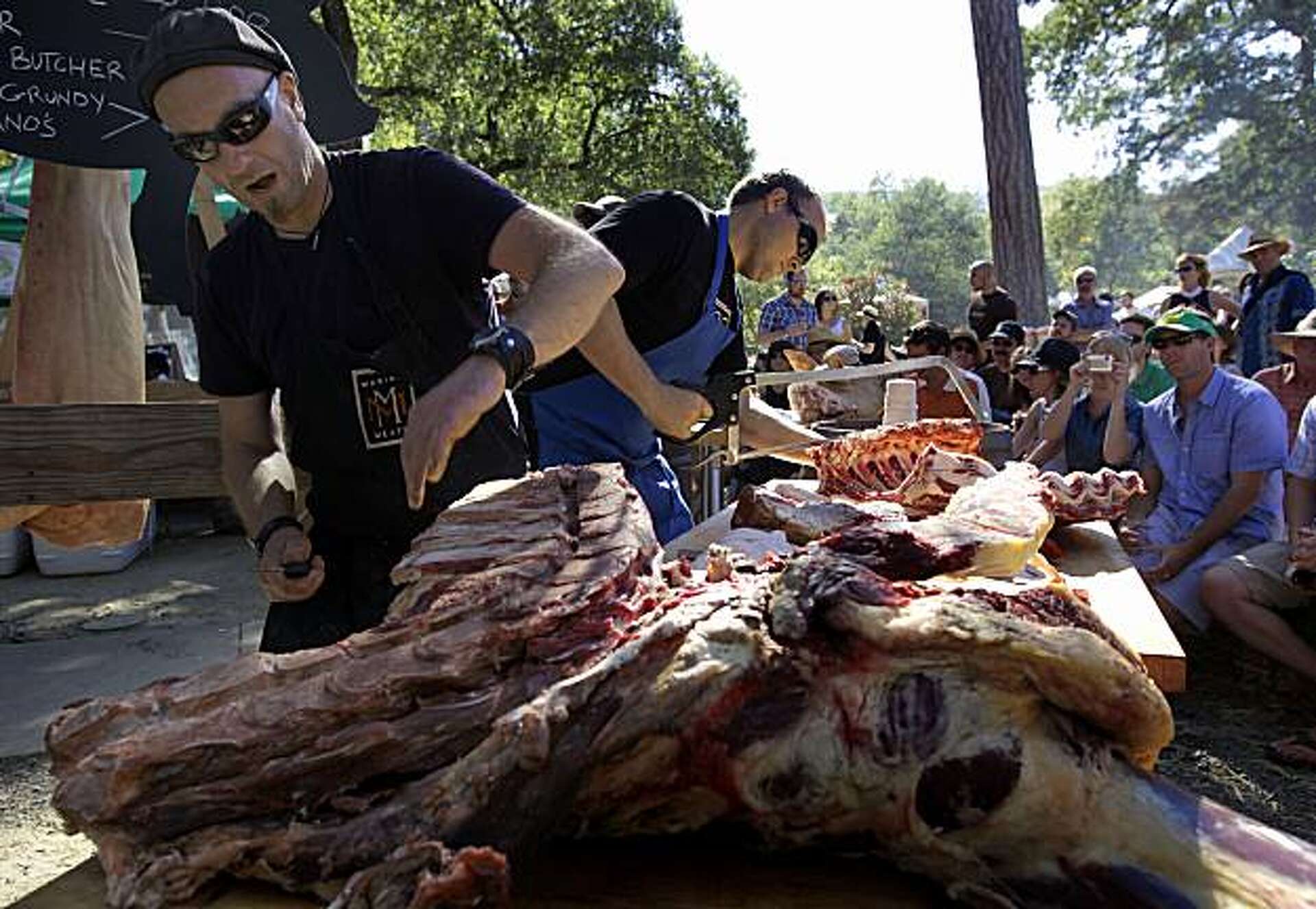 St. Helena Primal event - artisan butchering
