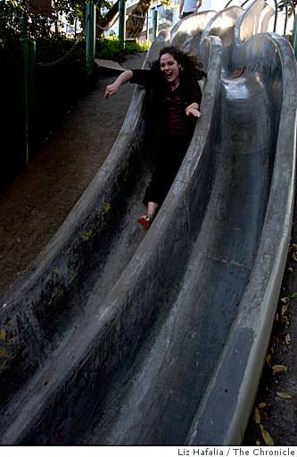 Neighborhood concrete slides